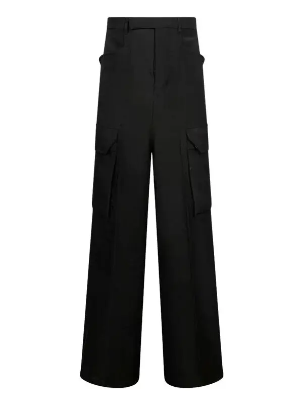 Rick Owens Wide-leg Cargo Pants - Black