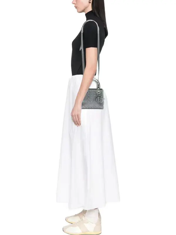 Dior Mini Lady Satchel - Grey