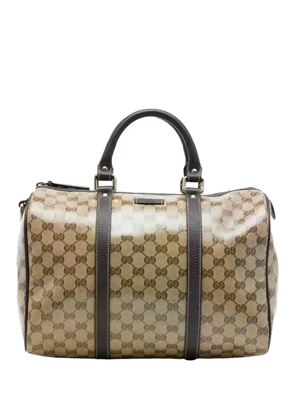 Gucci Medium Gg Crystal Joy Boston Bag - Neutrals