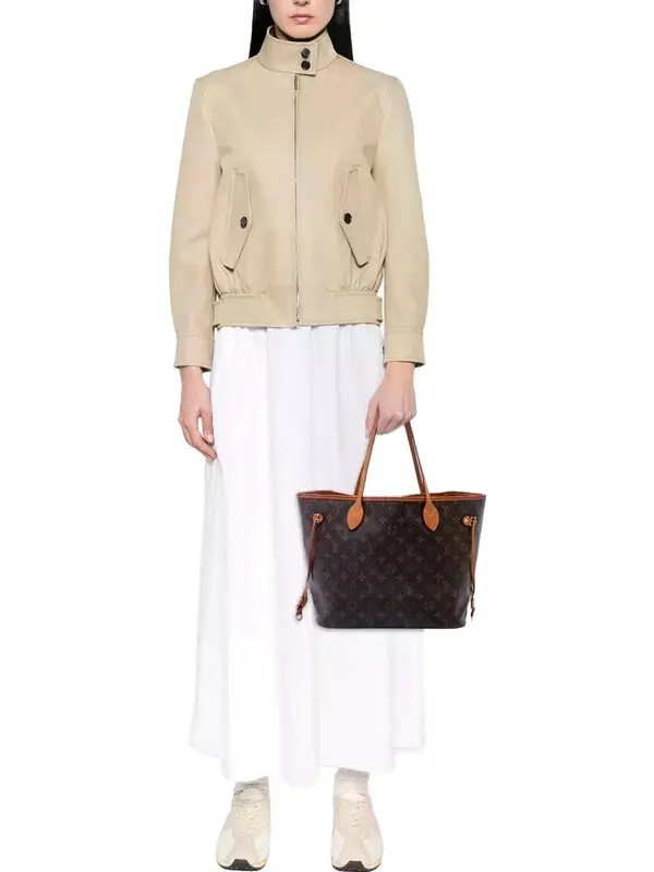 LOUIS VUITTON Monogram Neverfull Mm Tote Bag - Brown