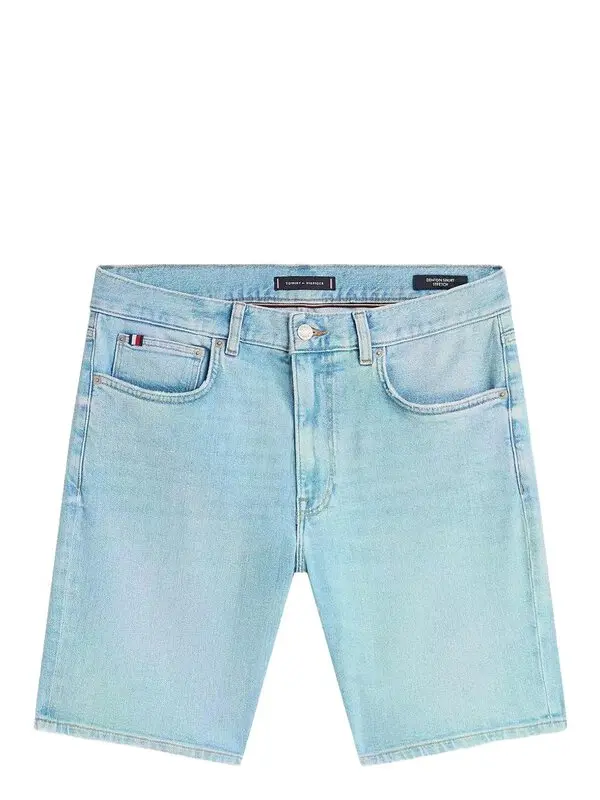 Tommy Hilfiger Denton Light-wash Denim Shorts - Blue