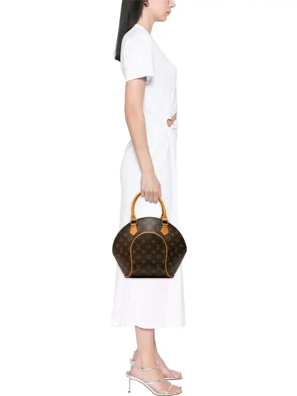 LOUIS VUITTON Monogram Ellipse Pm Handbag - Brown