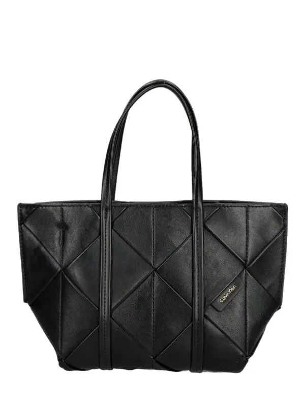 Calvin Klein Quilted Tote Bag - Black