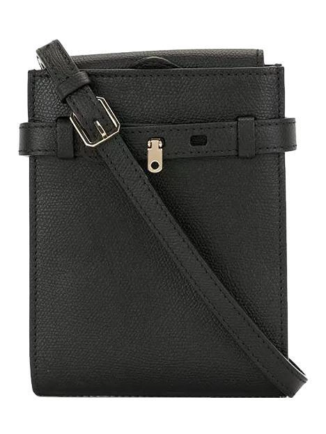 VALEXTRA Small Brera Crossbody Bag - Black