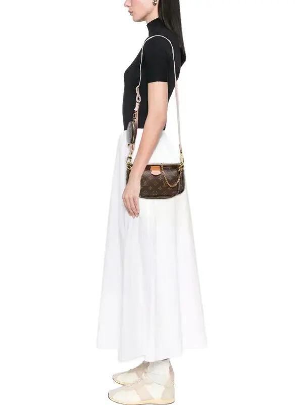 LOUIS VUITTON 2020 Monogram Multi Pochette Accessoires Satchel - Brown