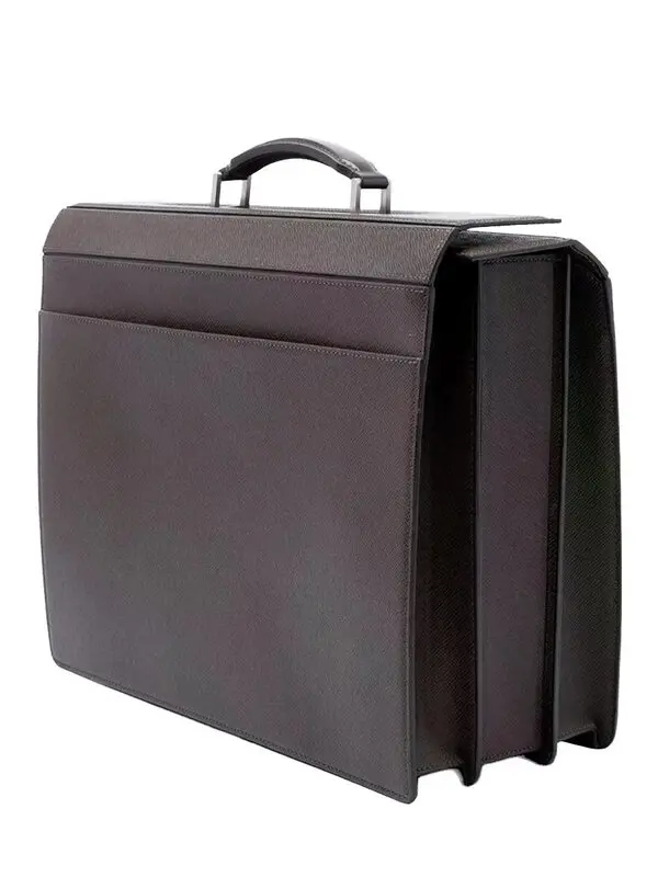 LOUIS VUITTON Taiga Pilot Briefcase - Brown