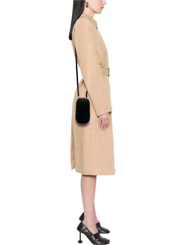 Prada Mini Tessuto Pocket Cargo Phone Holder Satchel - Black