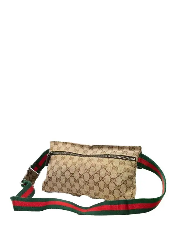 Gucci Gg Canvas Web Belt Bag - Neutrals