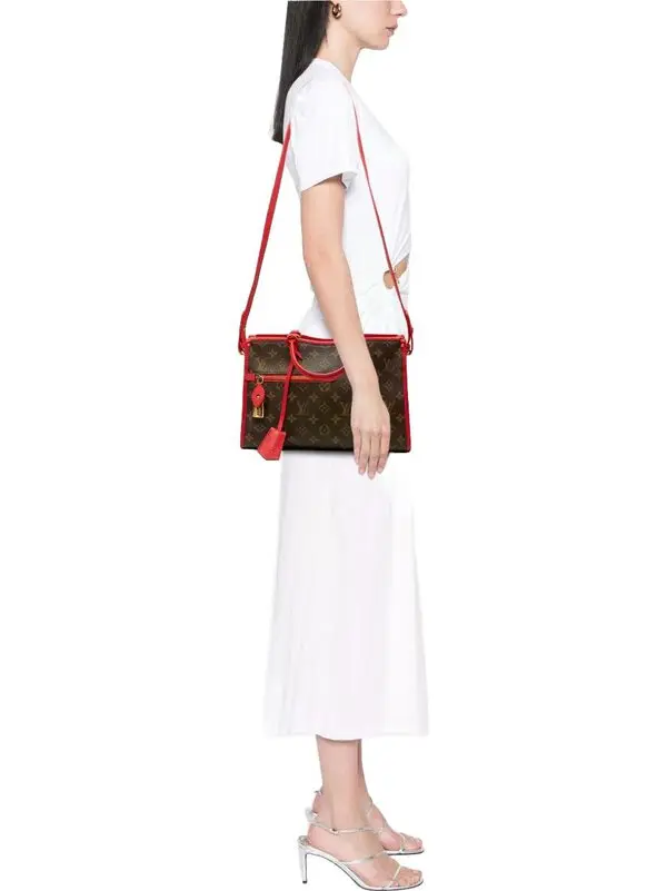 LOUIS VUITTON Monogram Popincourt Pm Satchel - Brown