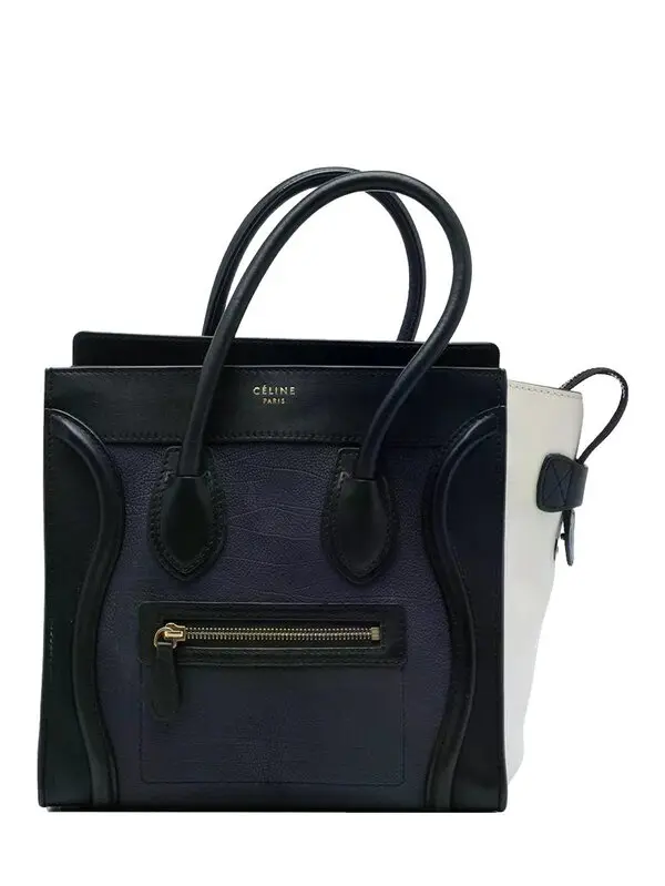 Celine Micro Luggage Tote Bag - Blue