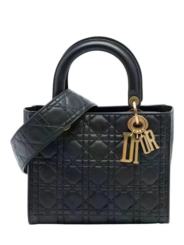Dior Medium Lady Satchel - Black