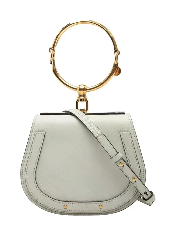 Chloé Leather Nile Bracelet Satchel - Grey