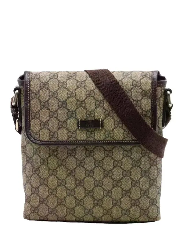 Gucci Gg Supreme Crossbody Bag - Neutrals