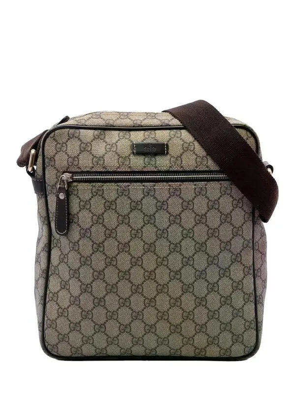 Gucci Gg Supreme Monogram Crossbody Bag - Neutrals