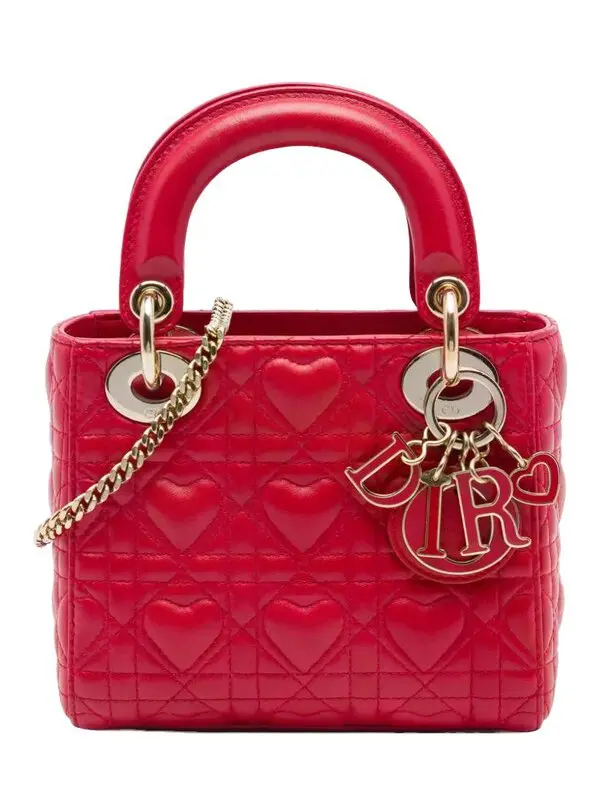 Dior Lady Mini Satchel - Red