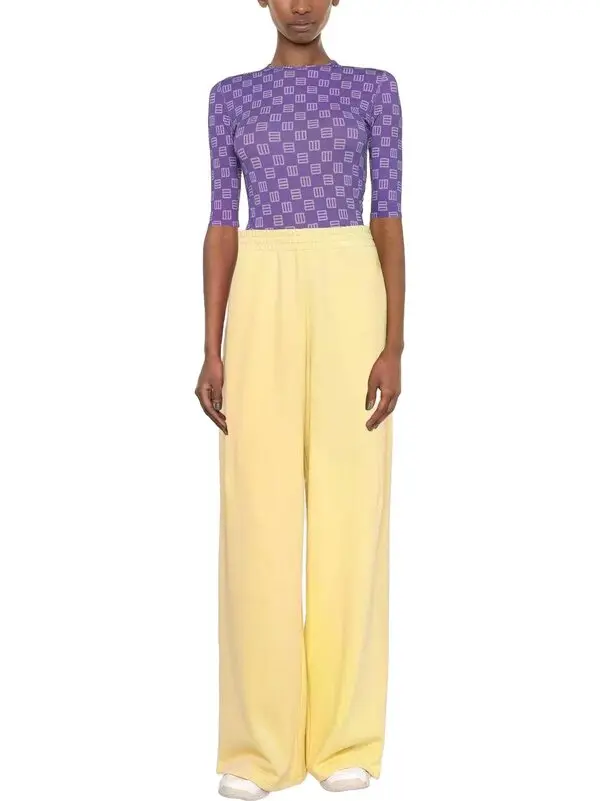 Moncler Wide-leg Track Pants - Yellow