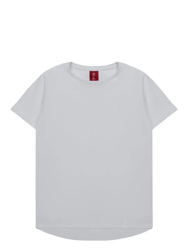 DO WE Premium Cotton Lycra T-shirt - White