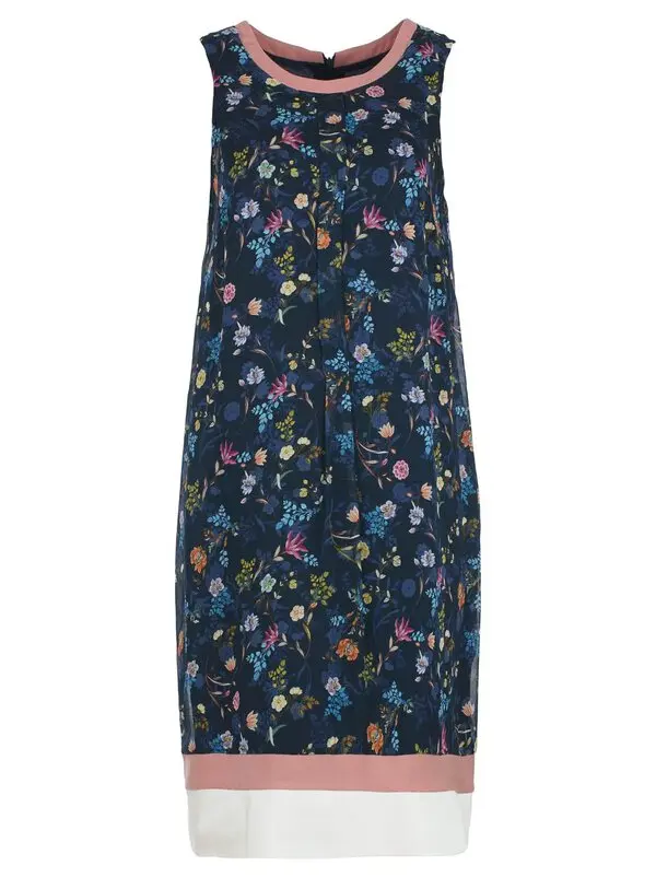 CONQUISTA Viscose Dress - Blue