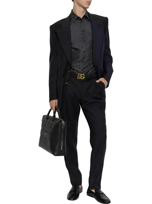 Dolce & Gabbana Peak-lapels Single-vent Blazer - Black