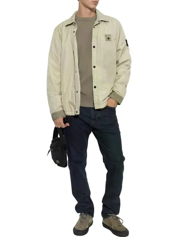 Stone Island Wind-resistant Padded Coach Jacket - Neutrals
