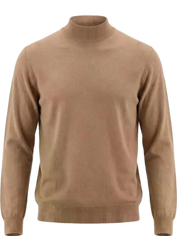 DRUMOHR High-neck Knitted Sweater - Brown