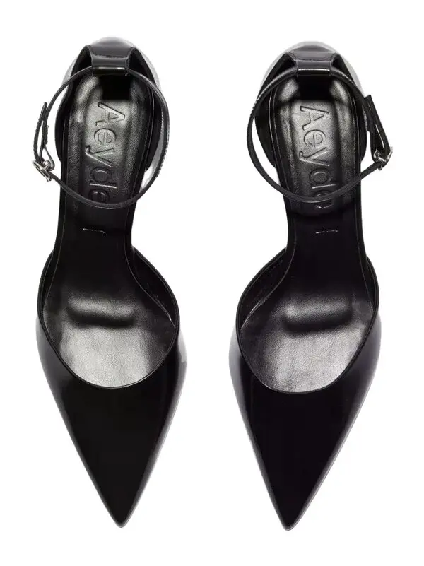 AeydĒ Perrine Ankle-strap Pumps - Black