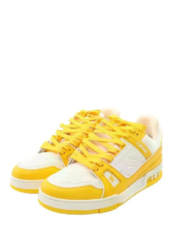 LOUIS VUITTON 2022 Trainer Line Sneakers - Yellow
