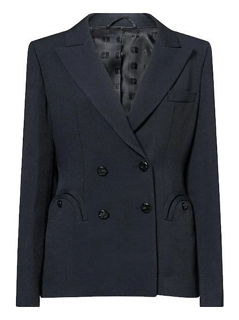 BLAZÉ MILANO Double-breasted Woven Blazer - Night