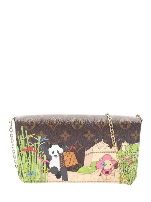 LOUIS VUITTON Vivienne Felicie Monogram Shoulder Bag - Brown
