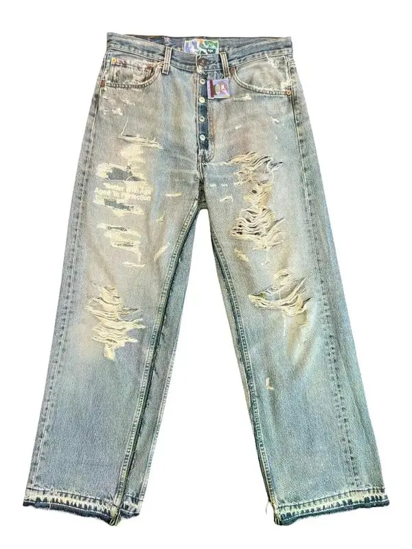 BETTER WITH AGE Wide-leg Jeans - Blue