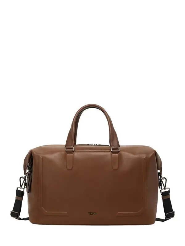 Tumi Nelson Leather Duffle Bag - Brown
