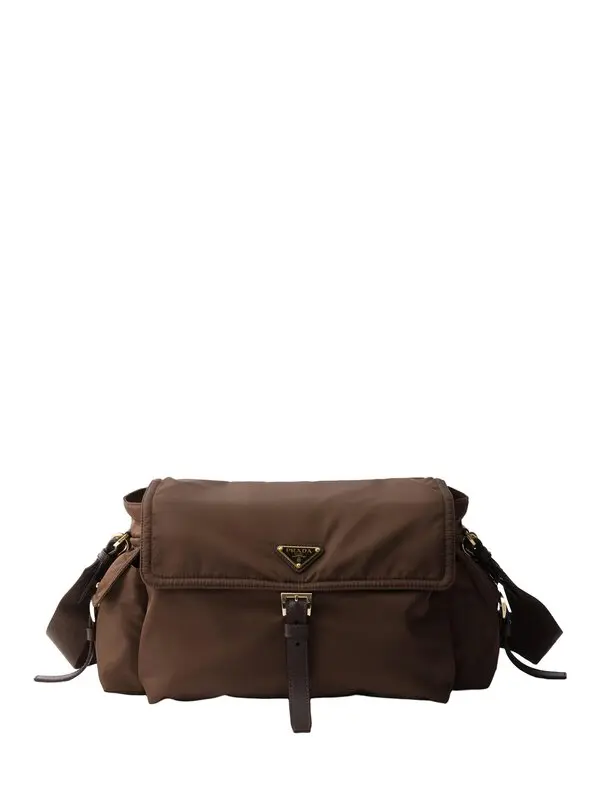 Prada Re-nylon Explore Shoulder Bag - Brown