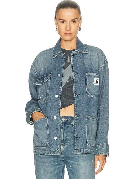 Carhartt Work In Progress Og Michigan Coat - Blue