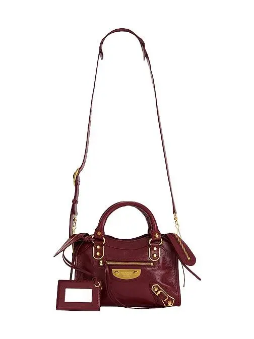 Balenciaga Le City Mini Uptown Bag - Ruby