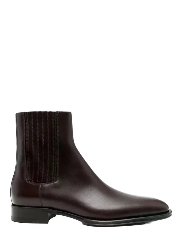 Dsquared2 Zip-up Leather Ankle Boots - Black