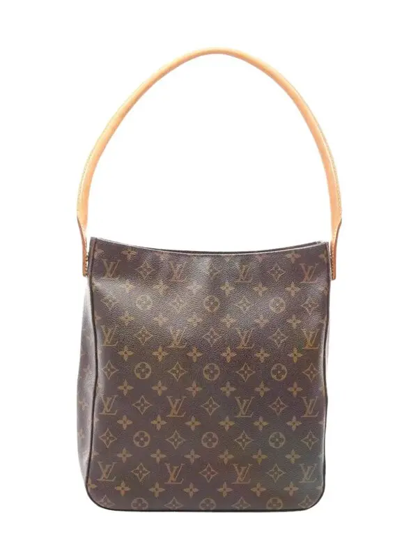 LOUIS VUITTON 2002 Gm Looping Monogram Shoulder Bag - Brown