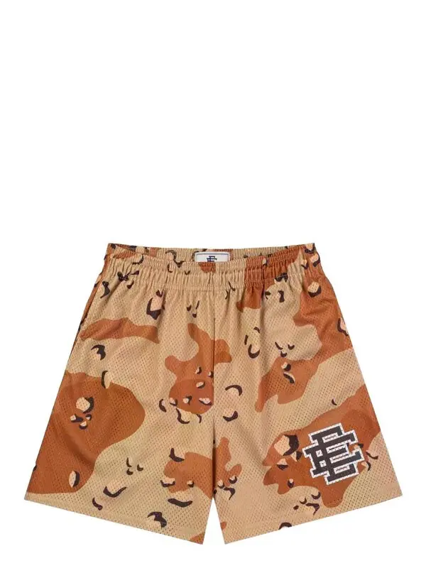 ERIC EMANUEL Camouflage Print Mesh Shorts - Neutrals