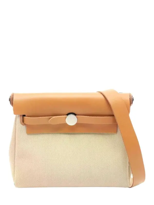 Hermès Mini Herbag Zip Shoulder Bag - Neutrals