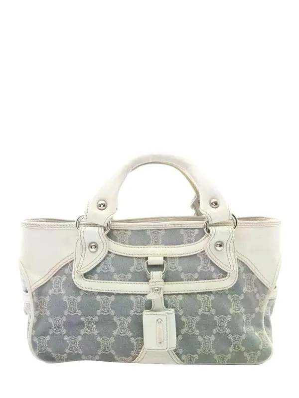 Celine 2000s Macadam Boogie Handbag - Grey