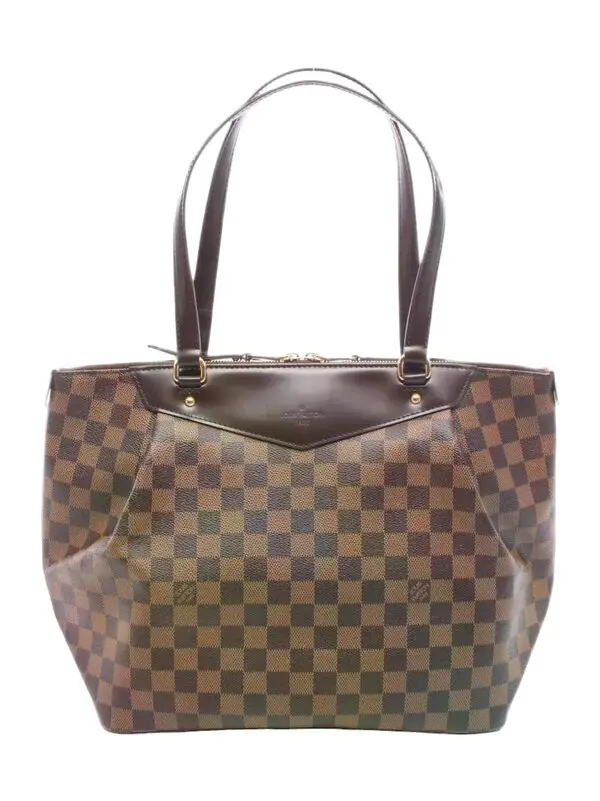 LOUIS VUITTON Damier Ebene Westminster Gm Shoulder Bag - Brown