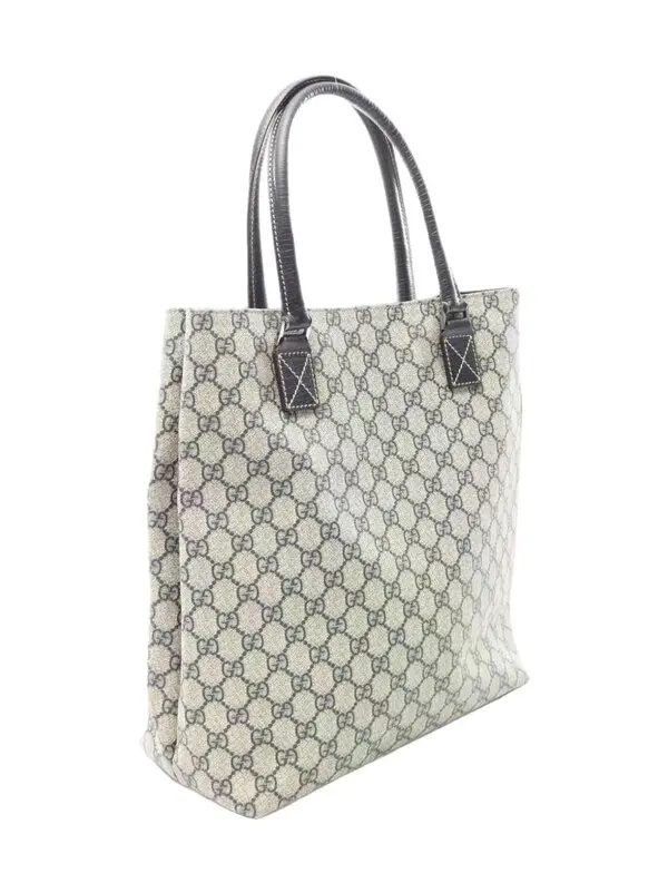 Gucci Gg Plus Monogram Tote Bag - Neutrals