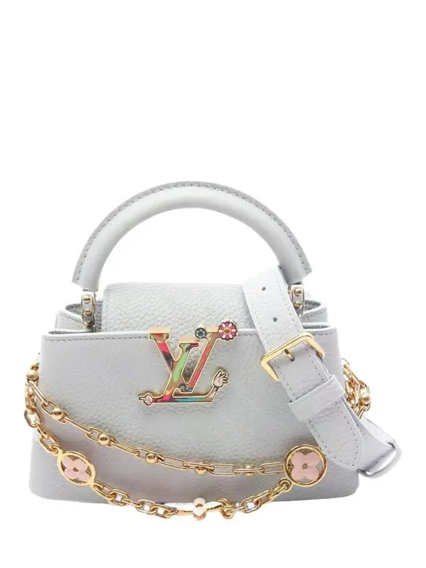 LOUIS VUITTON X Takashi Murakami Mini Capucines Tote Bag - Blue
