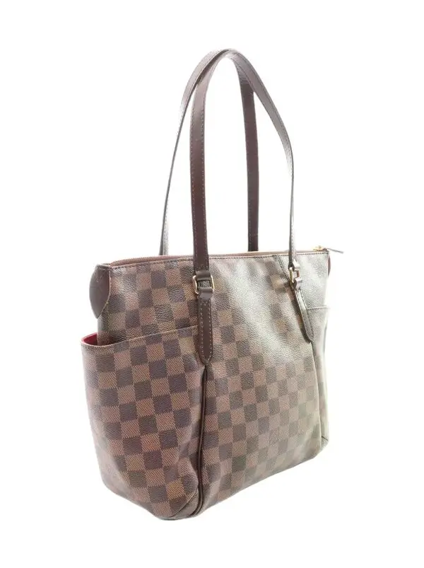 LOUIS VUITTON Damier Ebene Pm Tote Bag - Brown