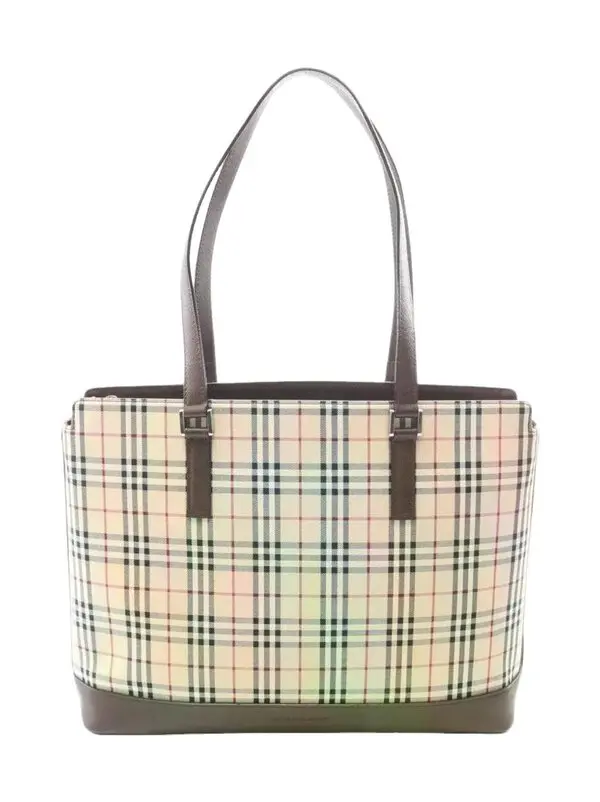 Burberry Nova Check Tote Bag - Neutrals