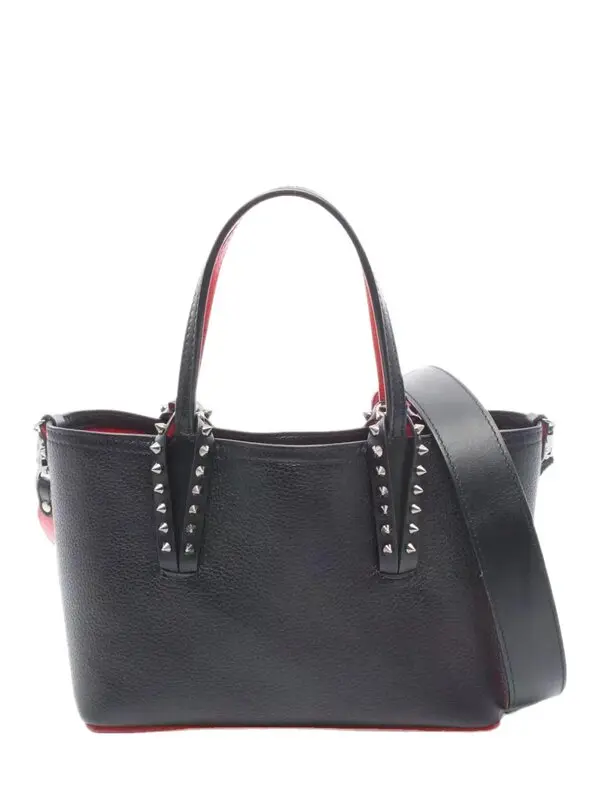 CHRISTIAN LOUBOUTIN Mini Cabata Studded Tote Bag - Black