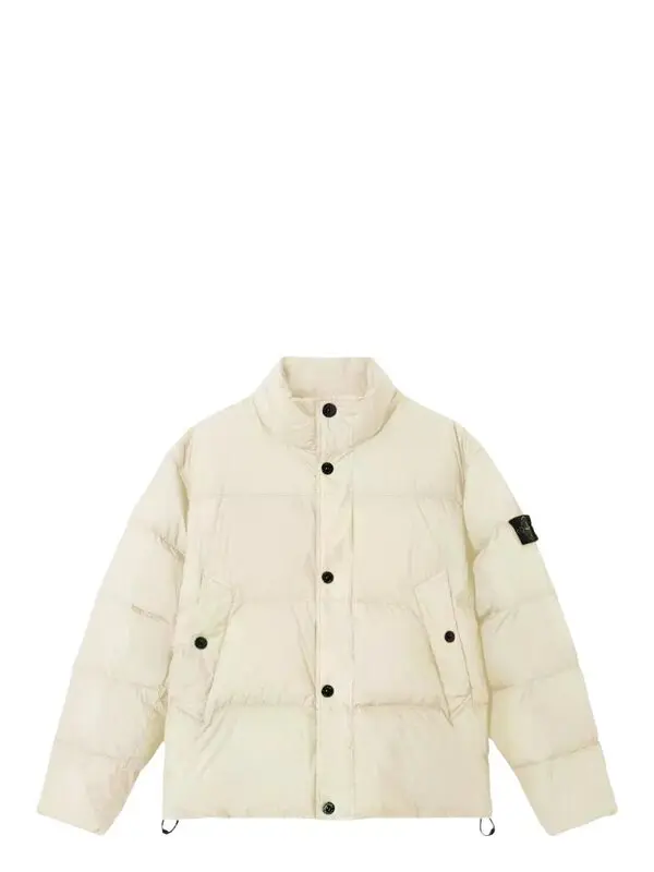 Stone Island 4100109 Crinkle Reps Ny Jacket - Neutrals
