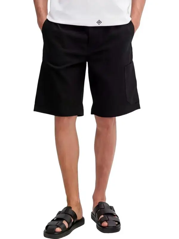 BENETTON Belted Cargo Shorts - Black