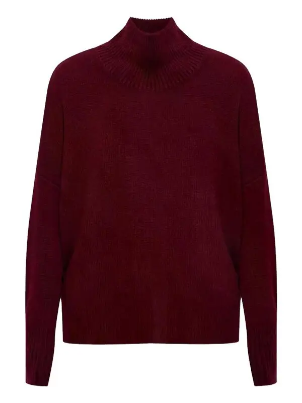 LISA YANG Cashmere Turtleneck Sweater - Red
