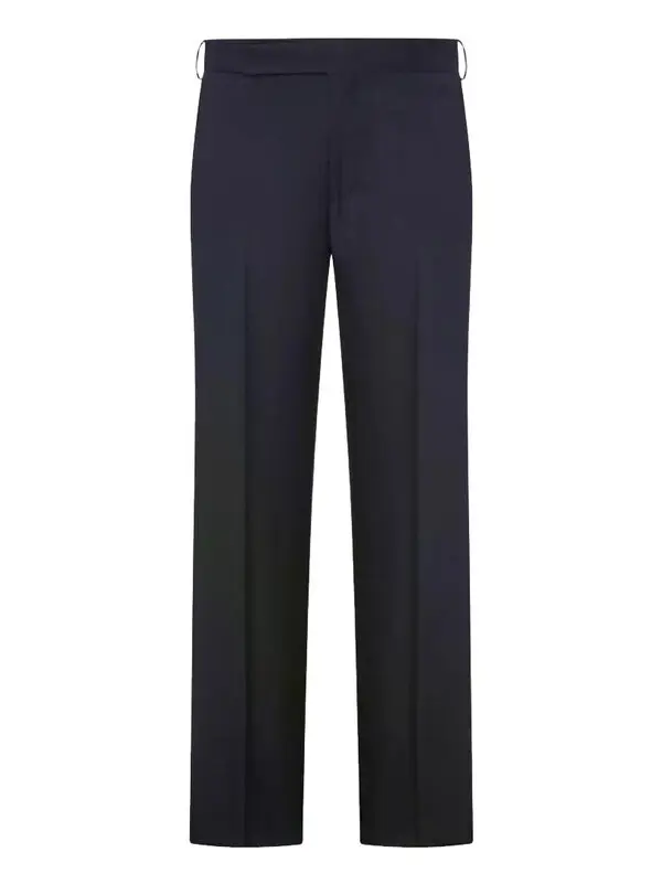 LARDINI Tailored Straight-leg Trousers - Blue