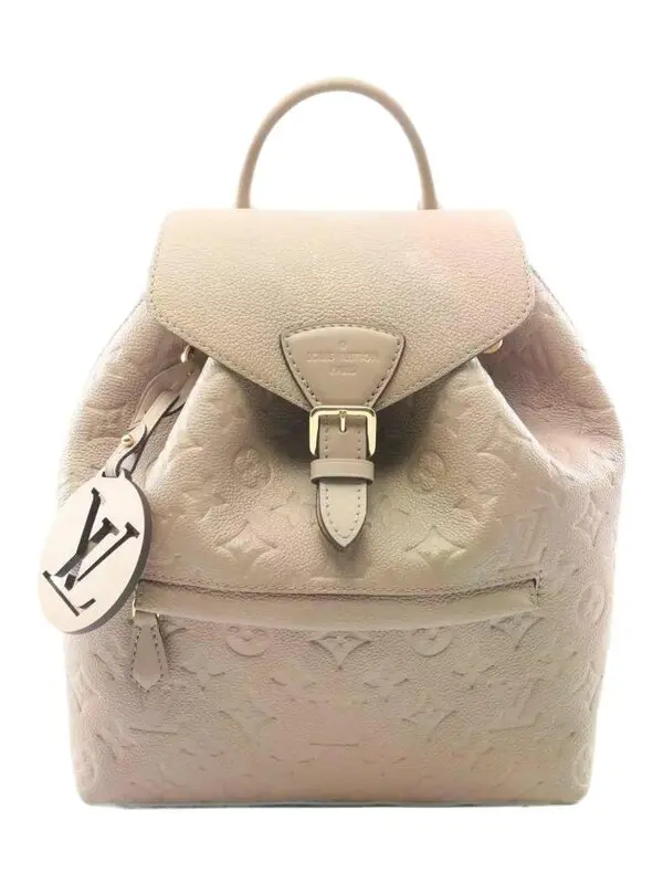 LOUIS VUITTON 2021 Pm Montsouris Monogram Backpack - Neutrals